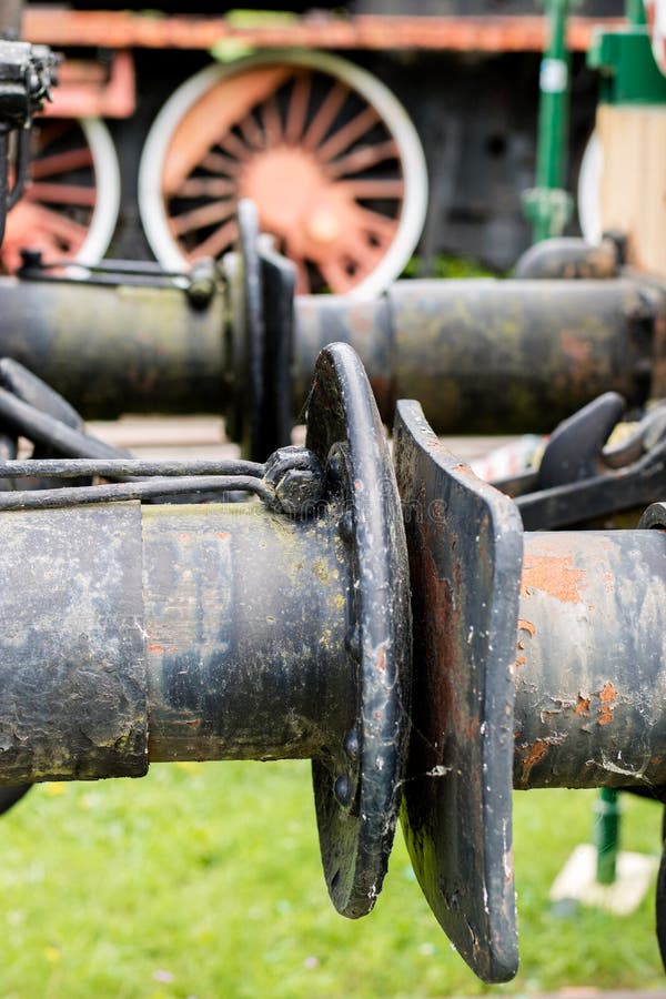 Old Hook Used in the Railways. Towing Hook for a Train or Wagon Stock ...