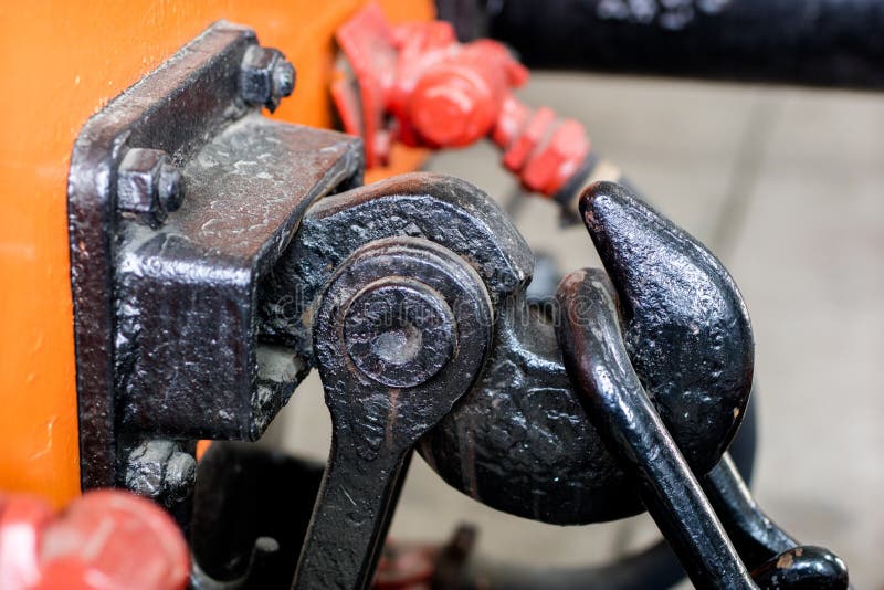 Old Hook Used in the Railways. Towing Hook for a Train or Wagon Stock ...