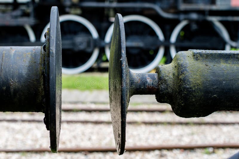 Old Hook Used in the Railways. Towing Hook for a Train or Wagon Stock ...
