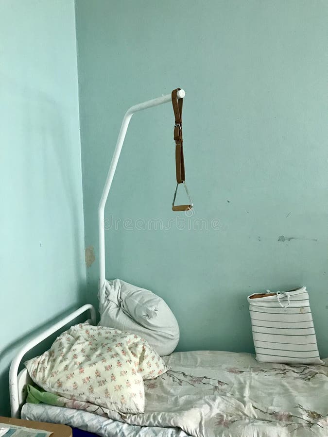 The Old Hospital from the Inside. a Hospital Bed with a Device To Make ...