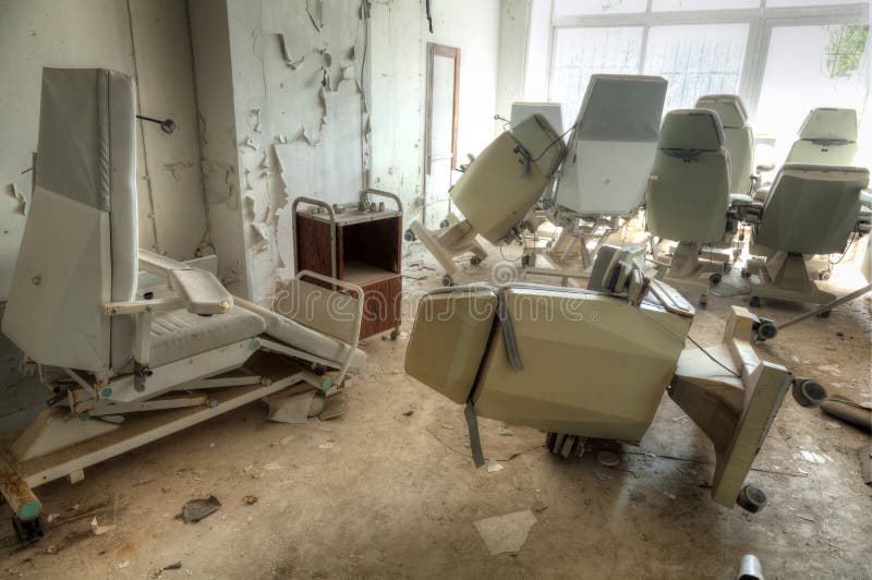 Old hospital stock image. Image of corridor, ruin, peeling - 44717777