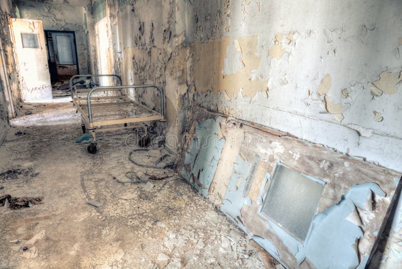Old hospital stock photo. Image of crumbling, rubble - 44717964