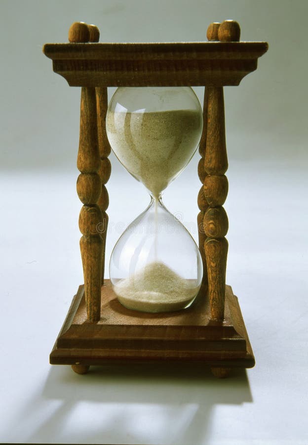 Old-fashioned hourglass stock photo. Image of fingers - 15711912