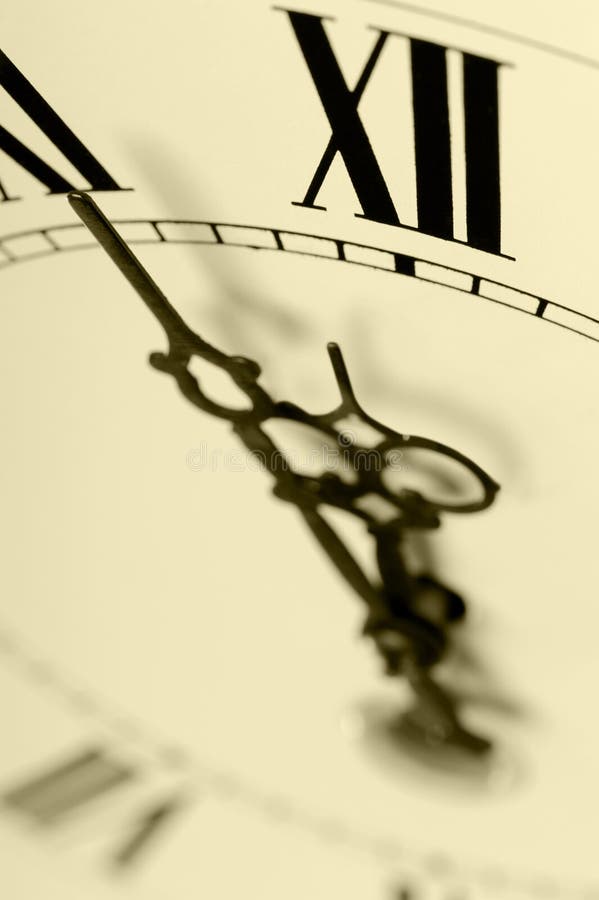 Old Hours with Figured Arrows Stock Image - Image of celebration ...