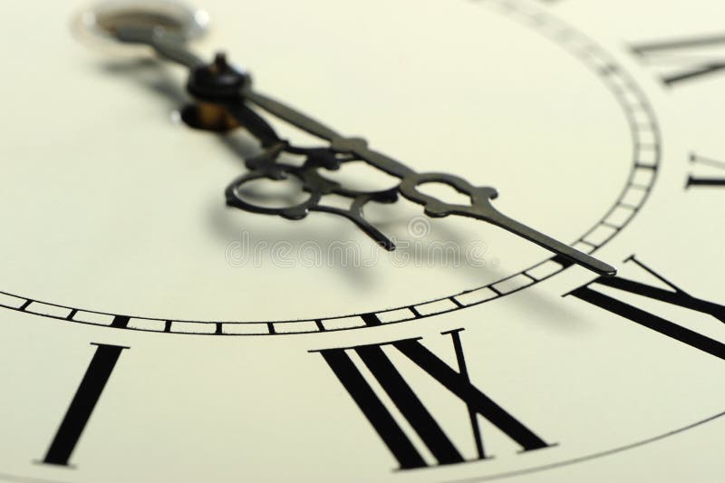 Old Hours with Figured Arrows Stock Image - Image of number, numeral ...