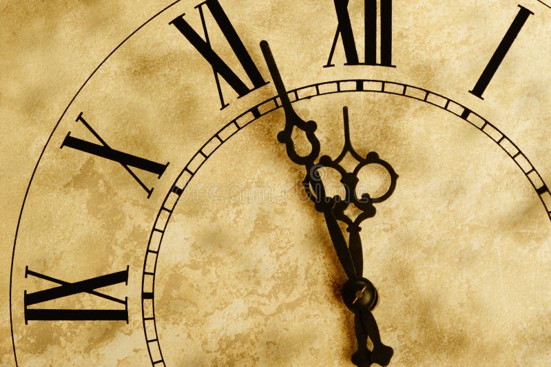 Old Hours with Figured Arrows Stock Photo - Image of hour, single: 11863816