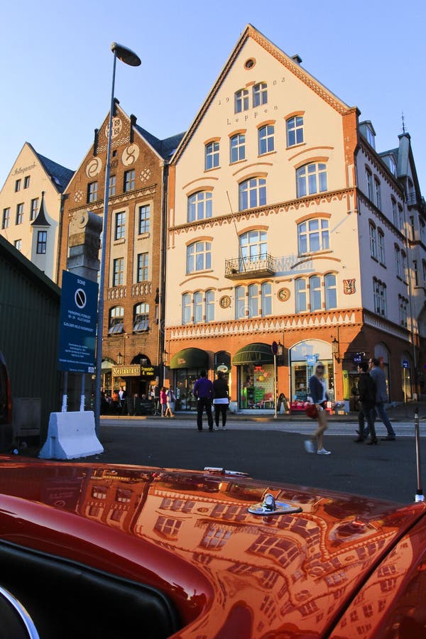 Old house at Bergen editorial photo. Image of nordic - 26588901