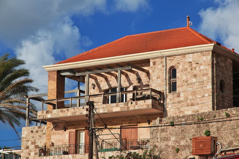 The Old House in Byblos City, Lebanon Editorial Photo - Image of port ...