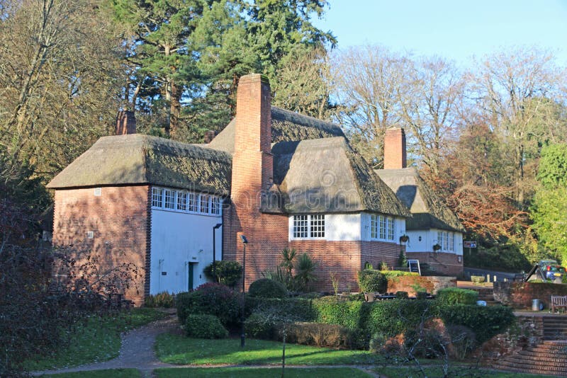 Old House in Cockington Village, Devon Stock Image - Image of village ...