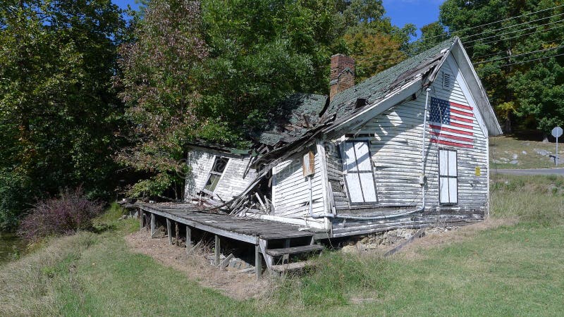 Old House Collapsing editorial stock image. Image of roofs - 82021719