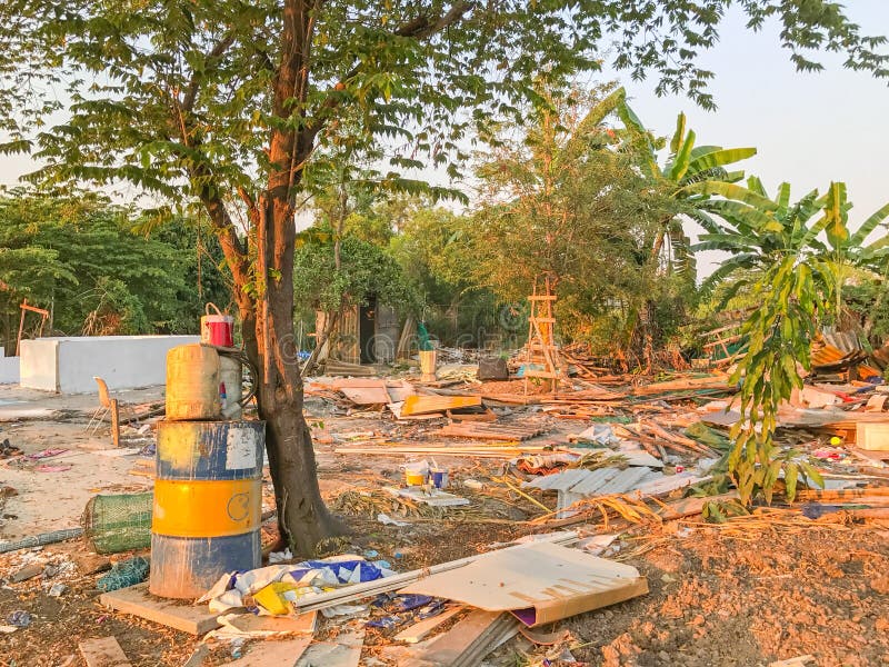 Old House Completely Destroyed Stock Photo - Image of destroy ...