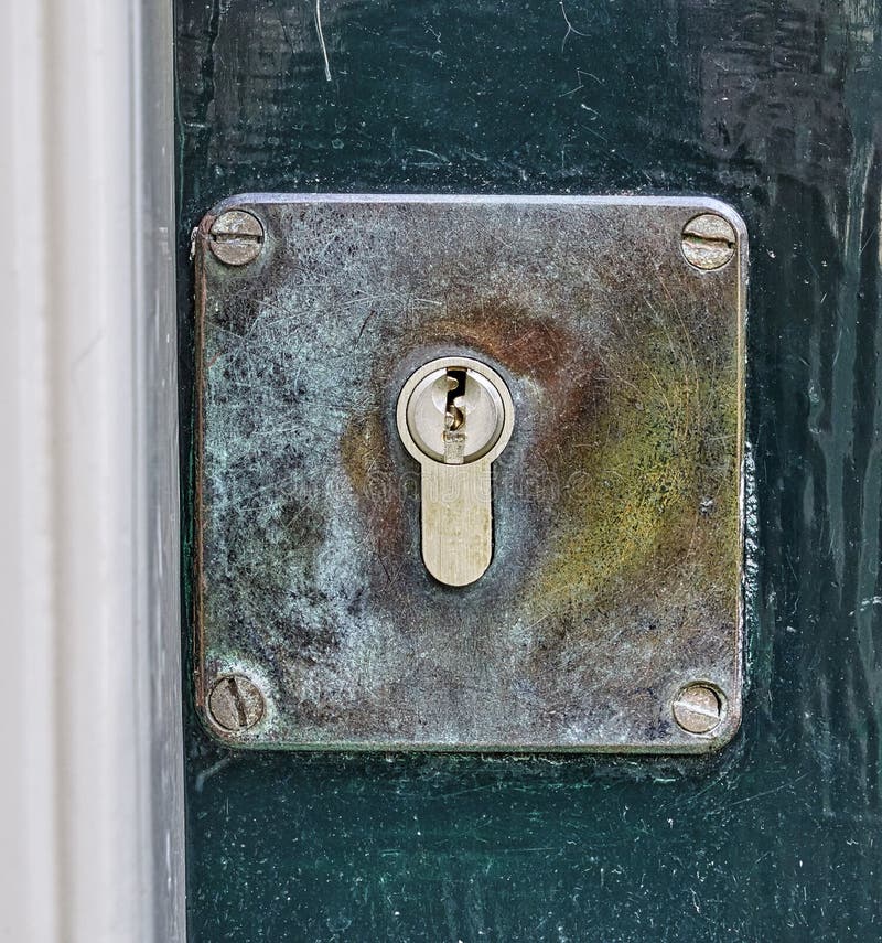 Old House Door Lock Close Up Stock Photo - Image of home, doorlock ...