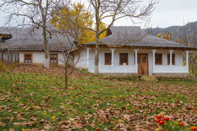 Old House in the Fall in the Village Stock Photo - Image of mystery ...