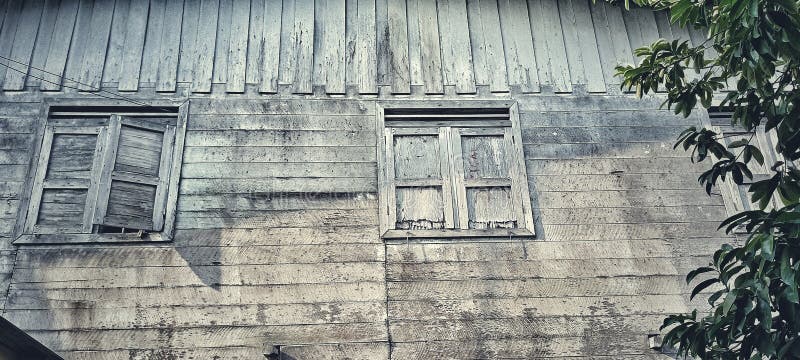 An Old House with Fragile Walls Stock Photo - Image of architecture ...