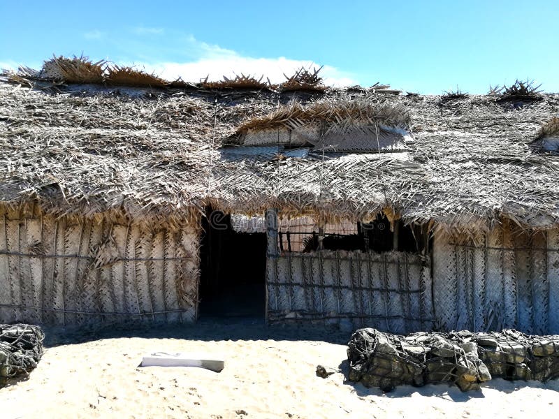 Old House in Indian Rural Area Stock Photo - Image of green, home ...