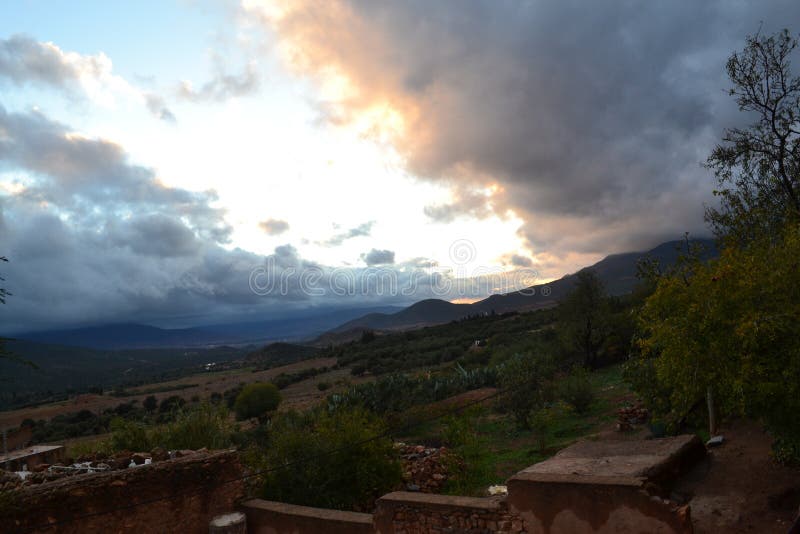 Old house stock photo. Image of nature, dawn, landscape - 233477310