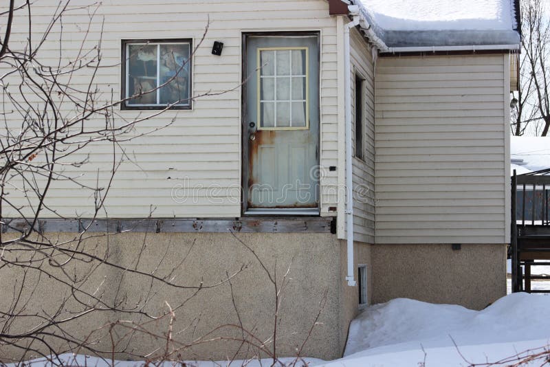 Old house with no stairs stock image. Image of home - 213119223