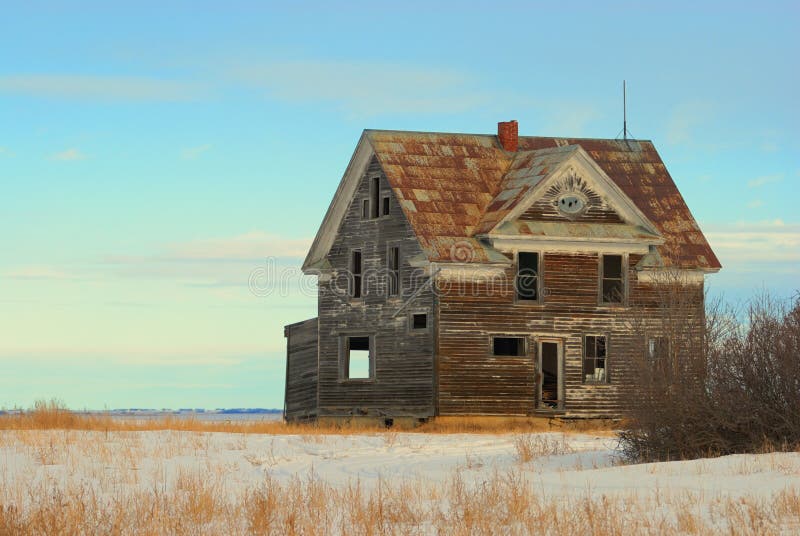 Abandoned blue farm house stock photo. Image of estate - 2808436