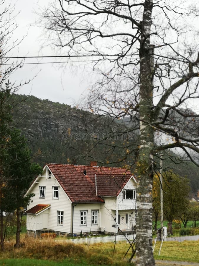 Old House at Sandane, Norway Stock Image - Image of scenery, rural ...