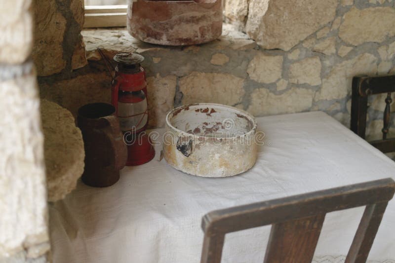 Old household items stock image. Image of interior, greece - 196719193