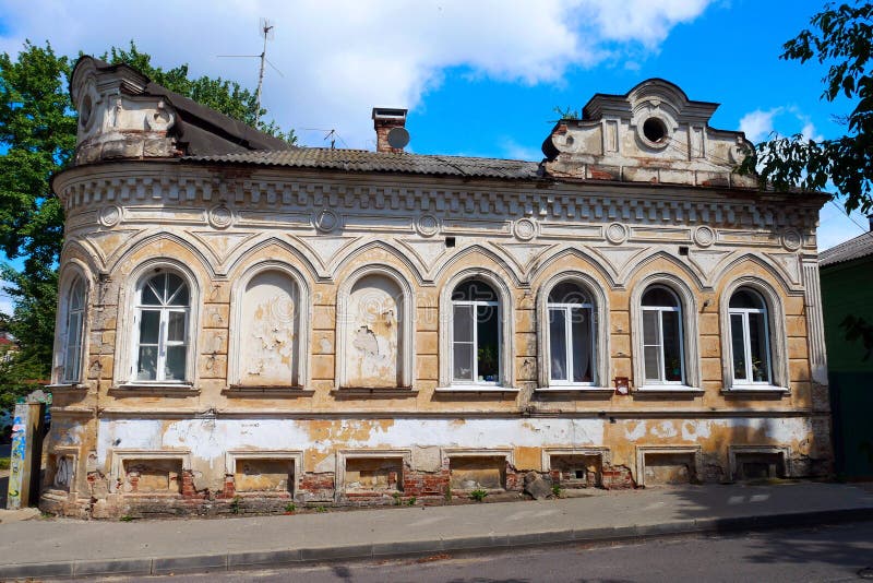 Old Houses in the City of Kaluga. Ancient Architecture in Kaluga ...