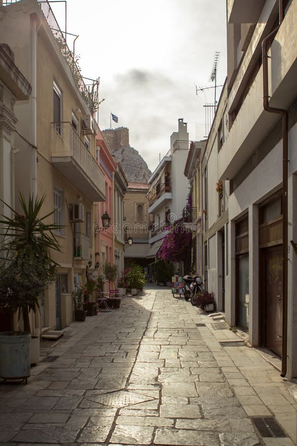 Old Houses in Plaka, Athens Stock Image - Image of hellenic, folk: 86191931