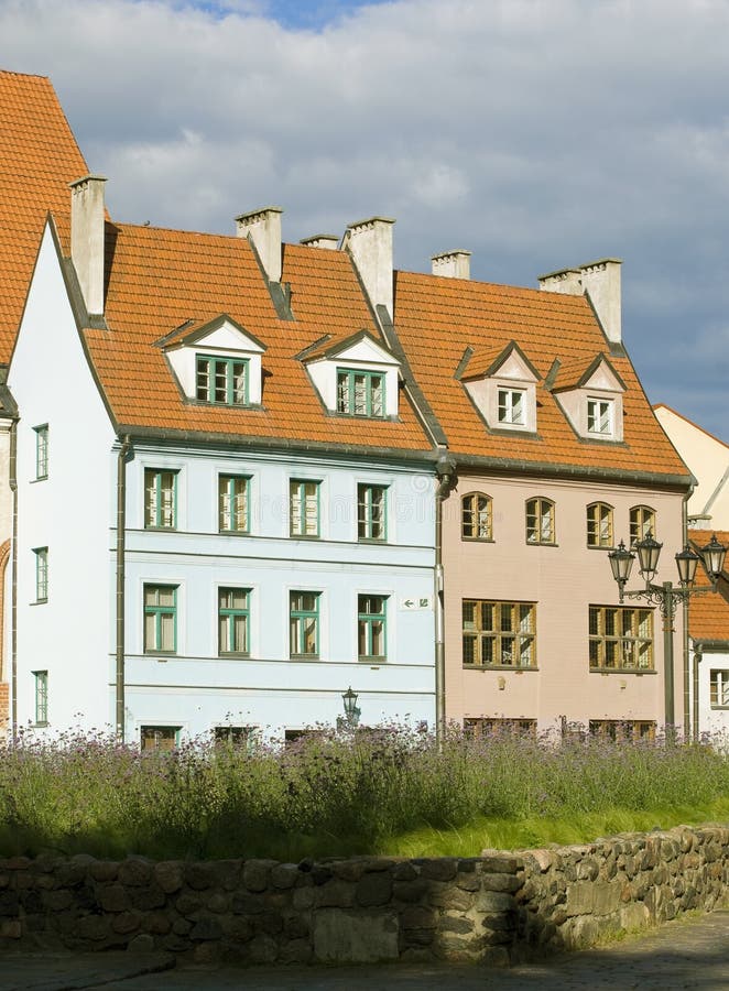 Old houses in Riga stock photo. Image of latvia, europe - 35357252