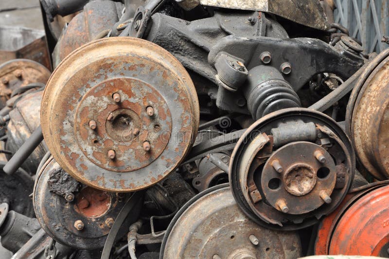 Old Hub Car Accessory stock photo. Image of installment - 12251142