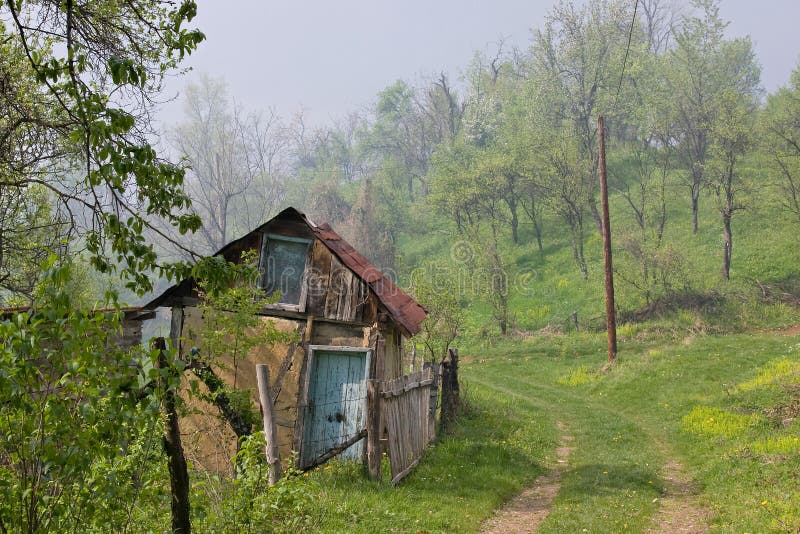 Old hut house stock photo. Image of countryside, willage - 4879162