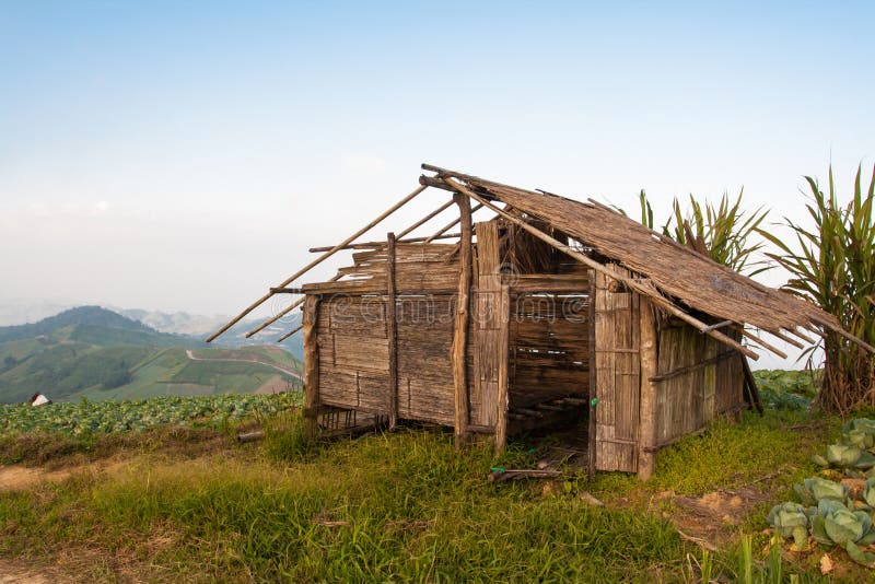 Old hut on mountain stock image. Image of outdoor, landscape - 26991437