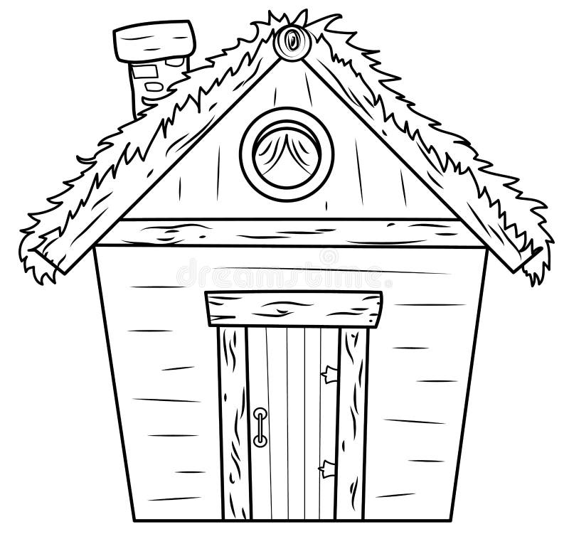 Straw Hut Coloring Pages