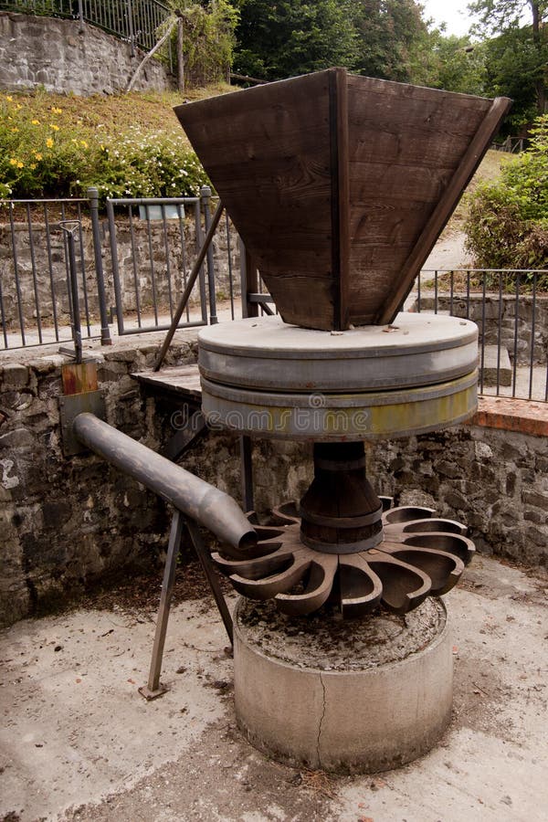 Chestnut s Grinding stock image. Image of times, mill - 55946635