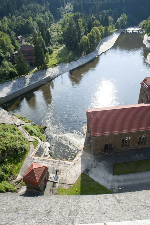 Old hydro power station stock image. Image of electricity - 26421963