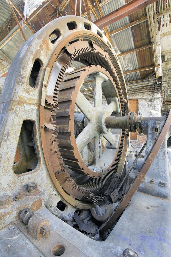Old Hydroelectric Power Plant Turbine Stock Image - Image of water ...