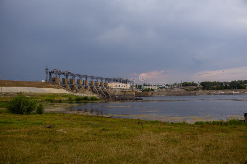 An Old Hydropower Plant that Flows into the River and All Around is ...