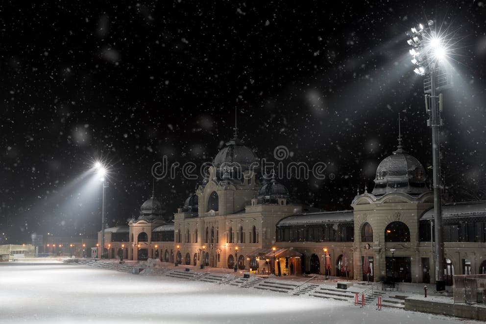 Old ice rink stock photo. Image of street, skate, budapest - 47848364