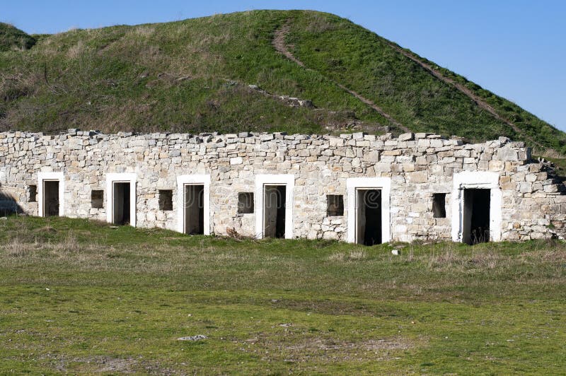 Old Icelandic Stone House. Windows in an Old Stone House Stock Photo ...