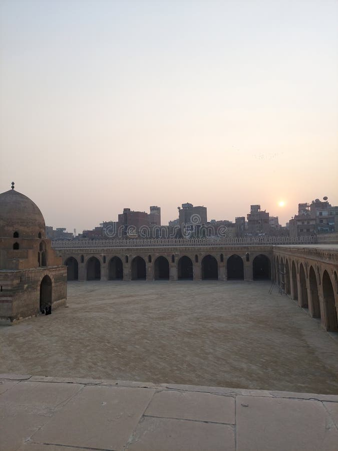 Old Iconic Architecture Building in Egypt Stock Image - Image of ...
