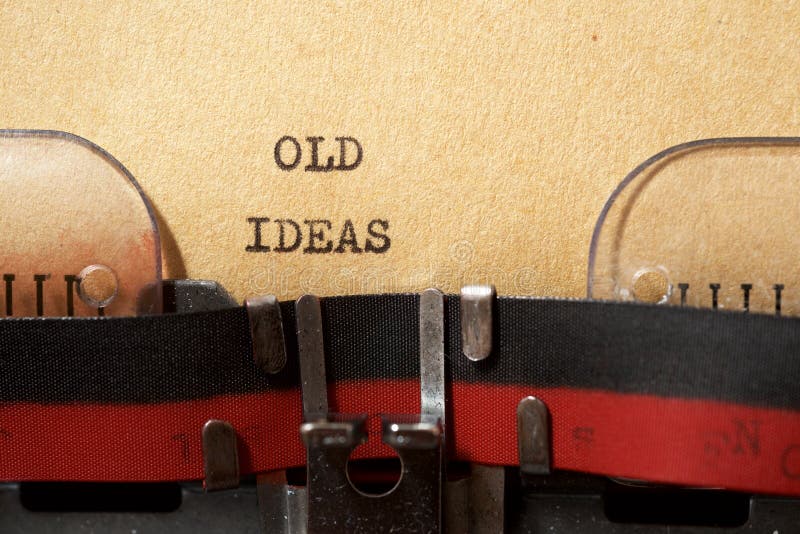 Old ideas phrase stock image. Image of uncool, antique - 199088235