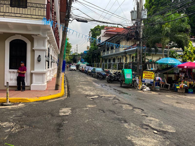 Old Impressive District Called Ermita Editorial Stock Image - Image of ...