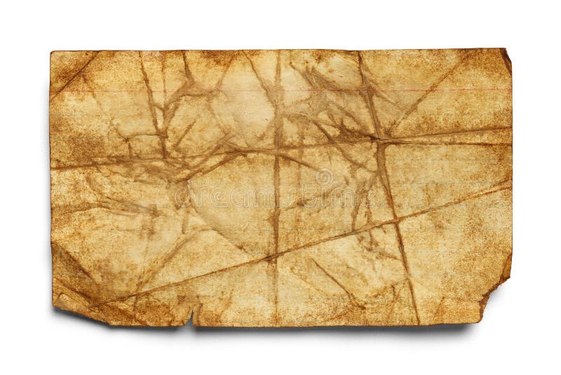 Old Index Card stock image. Image of color, damaged, crumpled - 49469853