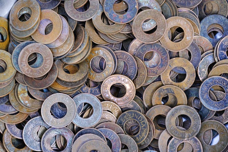 Old Indian Coins Background, Currency of India, Ancient Indian Coins ...