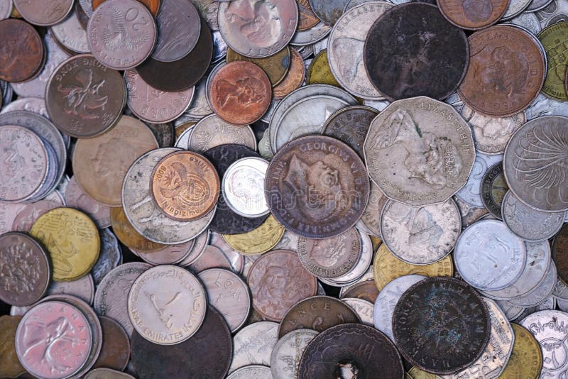 Old Coins Background, Ancient Coins Currency Stock Photo - Image of ...