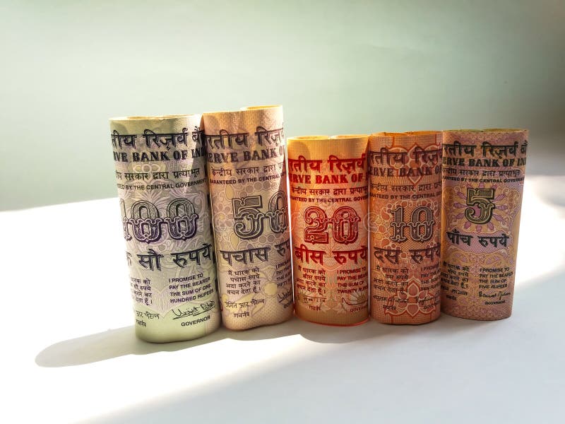 Old Indian Currency Notes of Different Values Stock Image - Image of ...