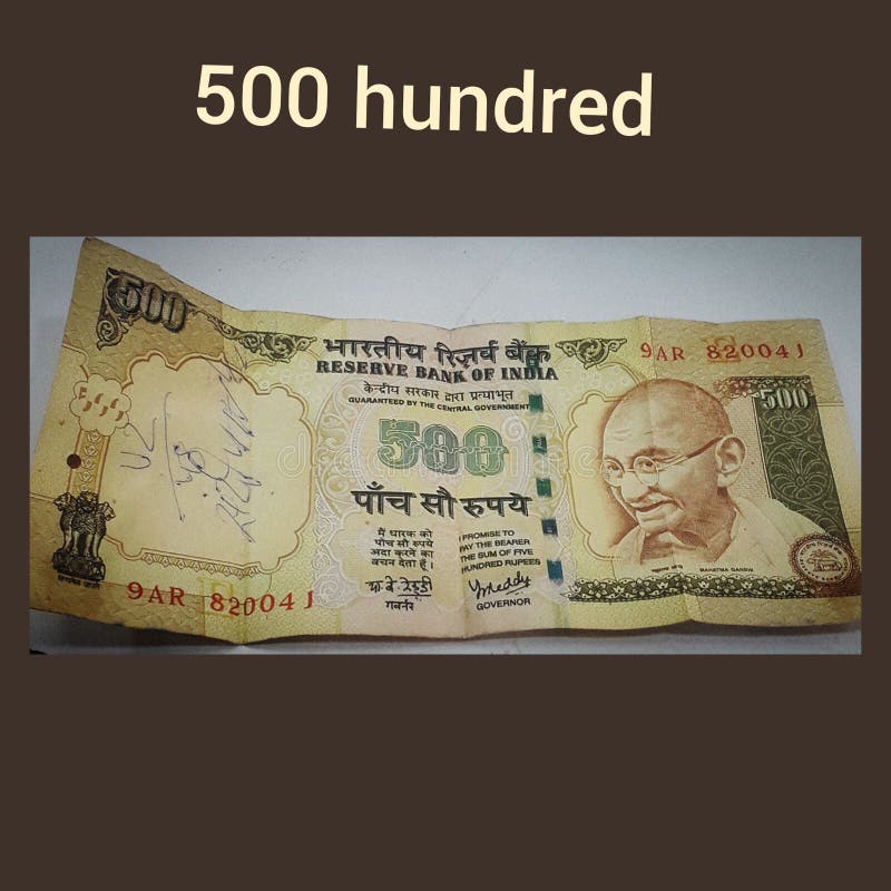 Hundred Rupee Pakistani Currency Bill With Measure Tape Stock Photo ...