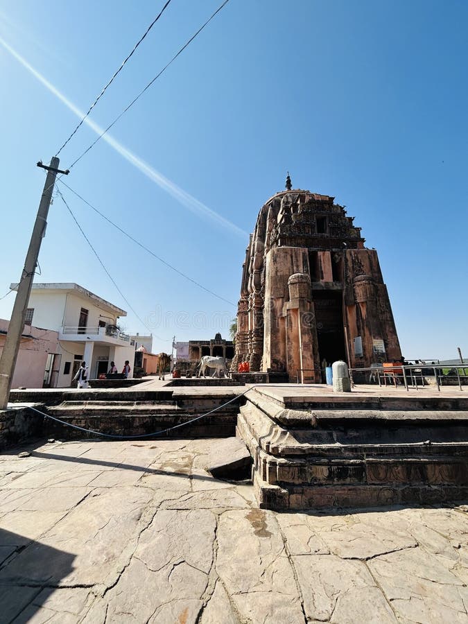 Old Indian Temple of Shiva in Rajasthan Stock Photo - Image of building ...