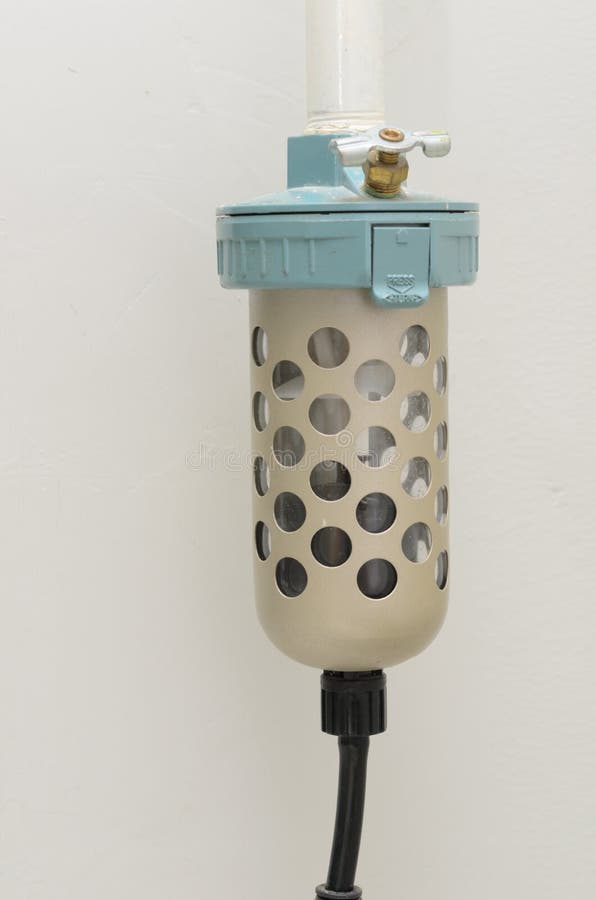 An Old Industrial Air Filter Stock Image - Image of cleaning, paper ...