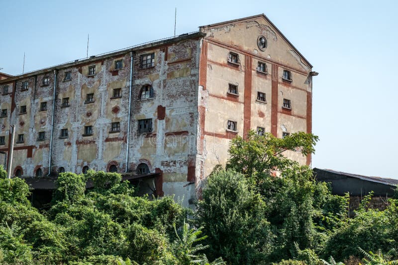Building in decay stock photo. Image of empty, black - 230768382