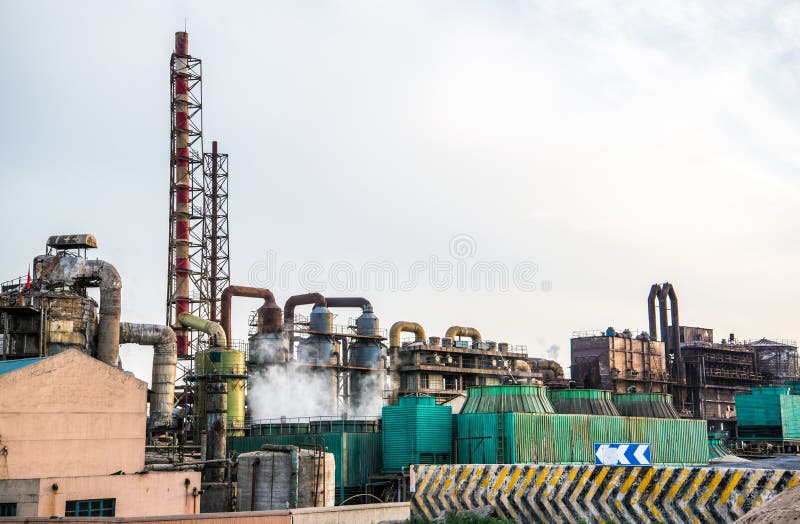 Old Industrial Chemical Plant Stock Image - Image of power, dirty: 55954303