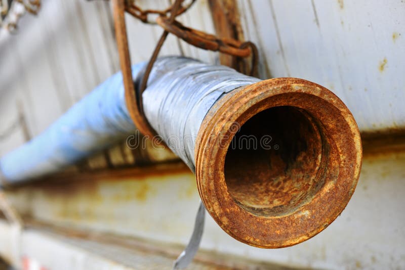 Old Industrial Hoses Close Up Stock Image - Image of hose, connectors ...